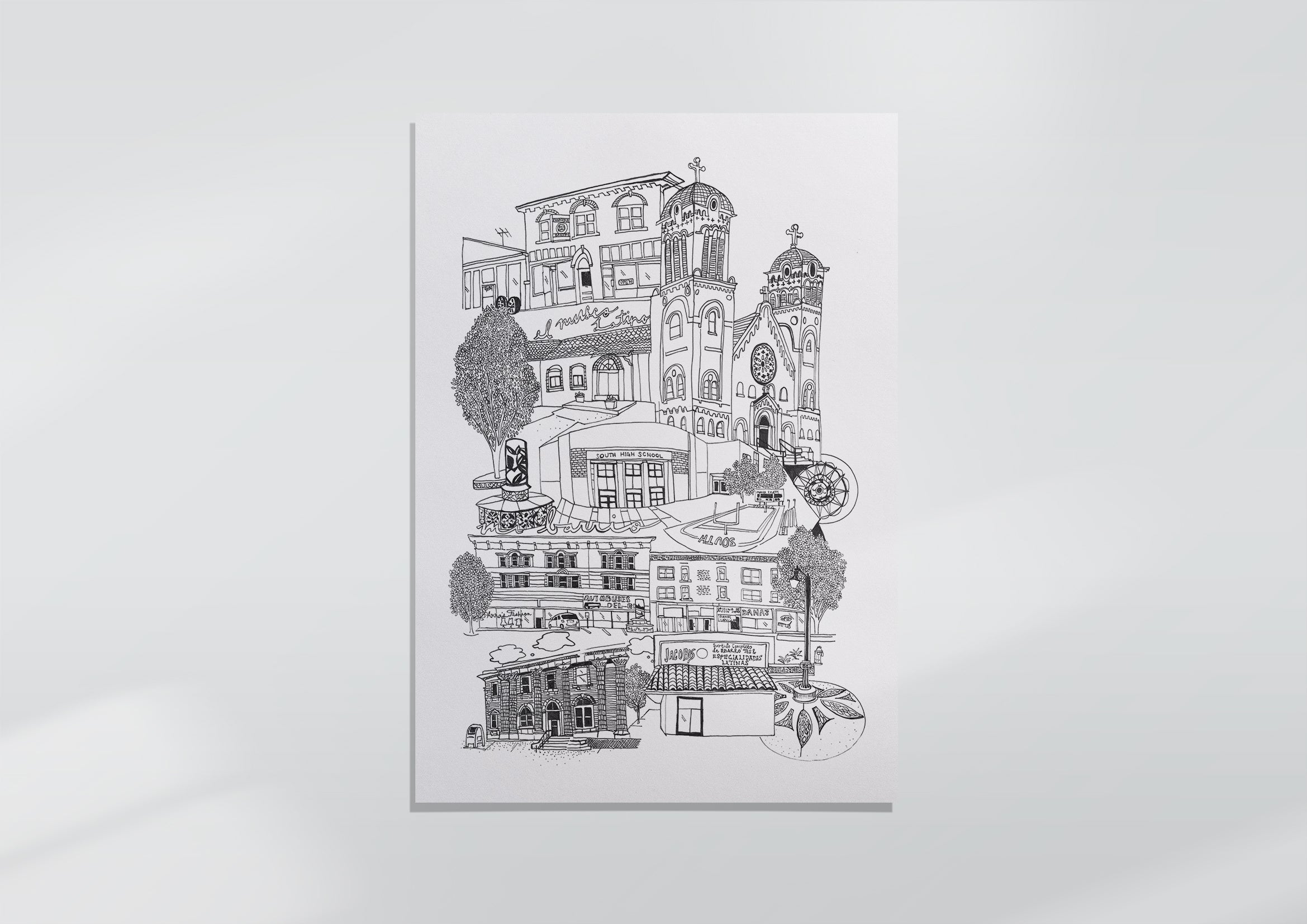 South Omaha Print – Julia M Illustrates