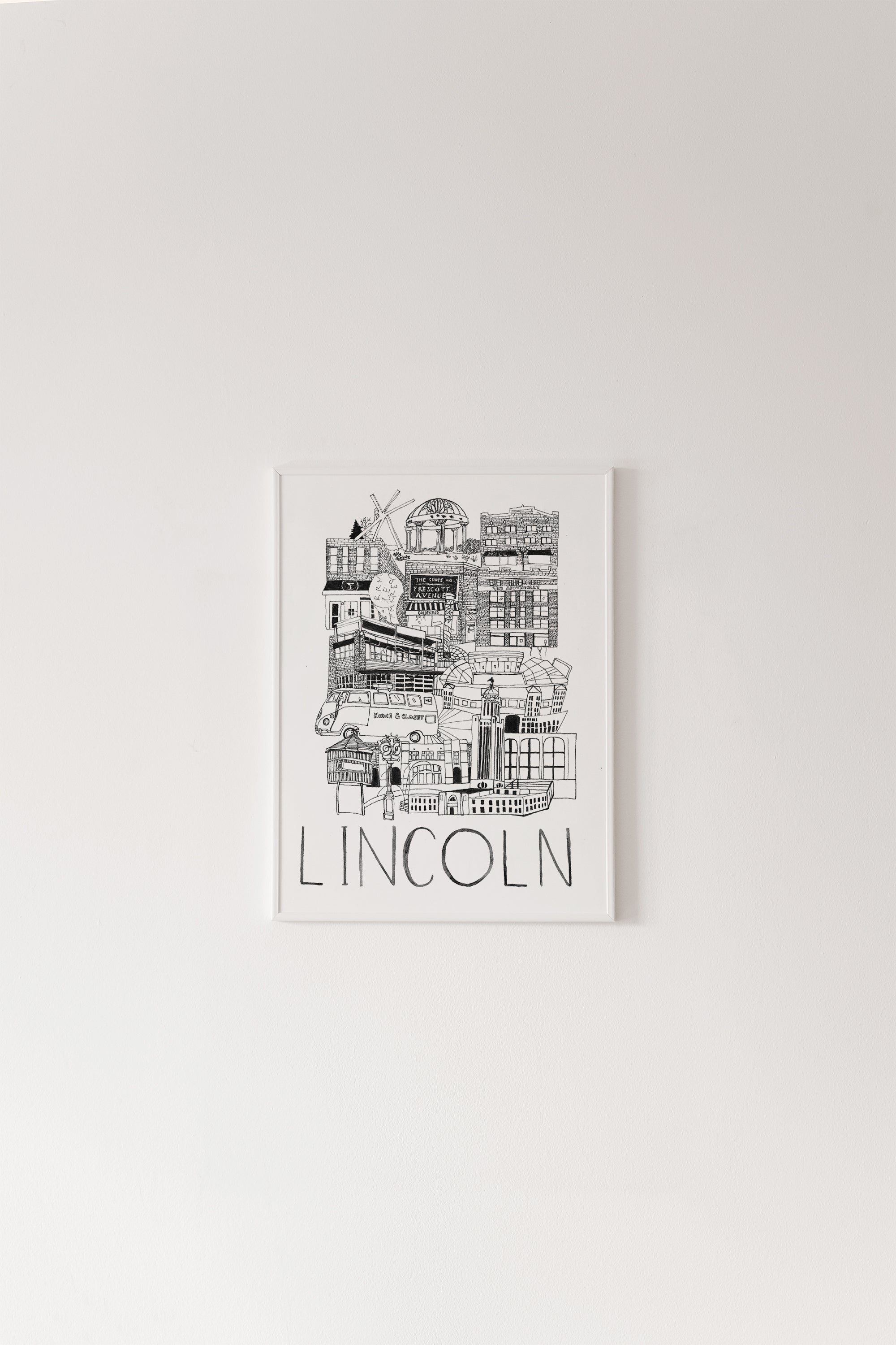 Lincoln Print – Julia M Illustrates